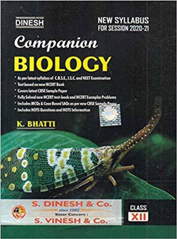 Companion Biology For Class - 12: Buy Companion Biology For Class - 12 ...