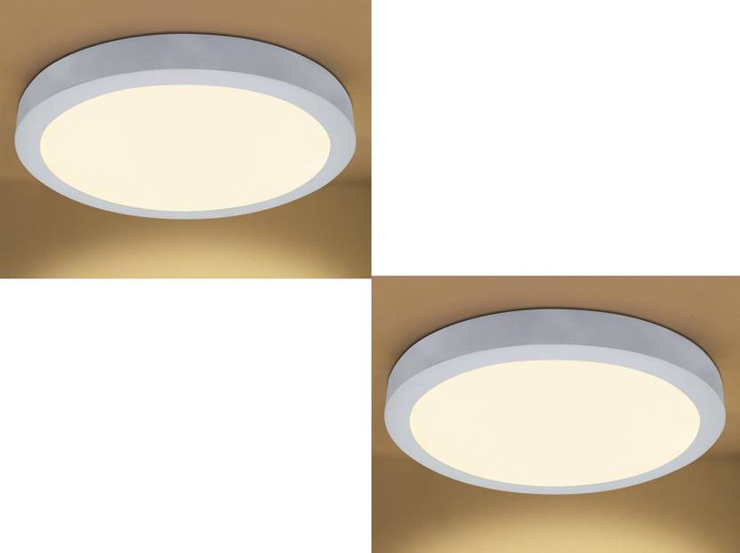Happy Selling 15 Watt LED Warm-White Round Surface Panel Lights (Pack ...