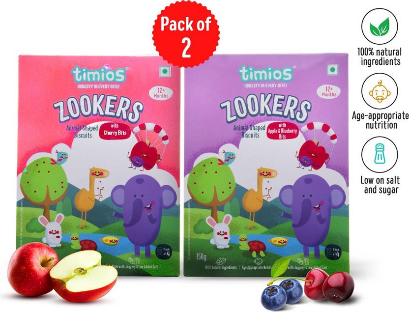 Timios Zookers Mix Flavours | Healthy Snack for Kids | Natural Energy ...