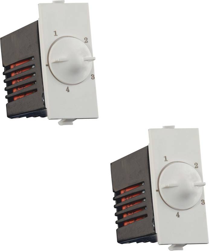vergin 1129-1 Switch Type Nixon 4 Step Modular Fan Regulators (pack of ...