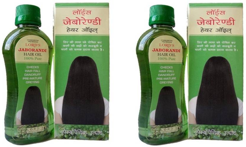 LORD'S JABORANDI HAIR OIL PACK OF 2 ( EACH OF 200 ML ) Hair Oil - Price ...