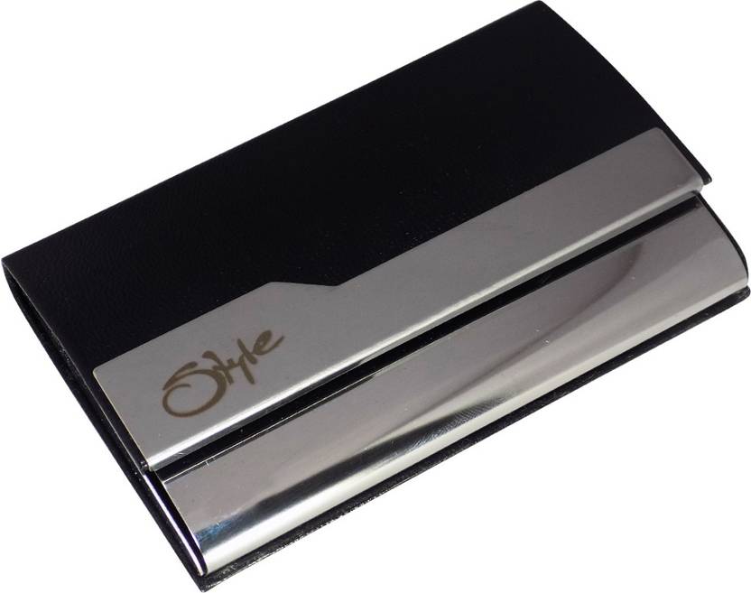 Style 98 Men Black Aluminium Card Holder Black - Price in India ...