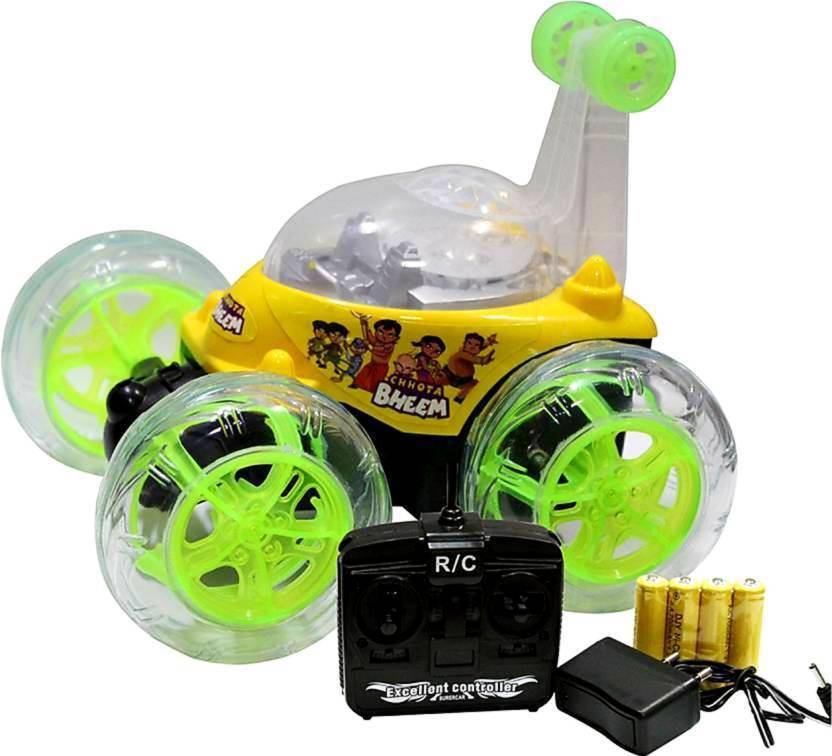 The Toy Kingdom chota bem car remote control stunt car (yellow) - chota ...