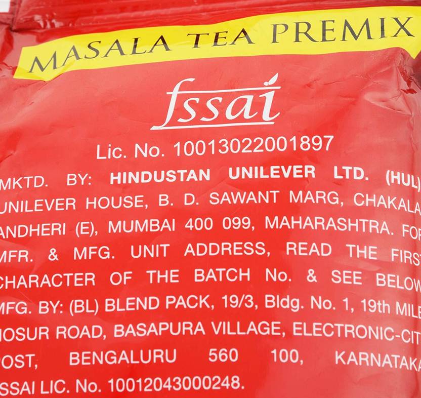 Brooke Bond Red Label Masala 1 Kg Pack Spices Masala Tea Pouch Price in ...