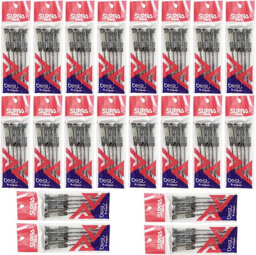 Supra 100 SUPRA BEST BALL PEN (BLACK) Ball Pen - Buy Supra 100 SUPRA ...