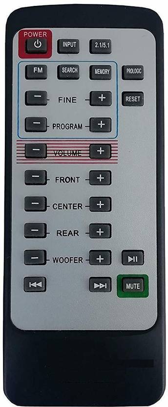 LipiWorld 2.1/5.1 Home Theater System Remote Control Compatible for ...