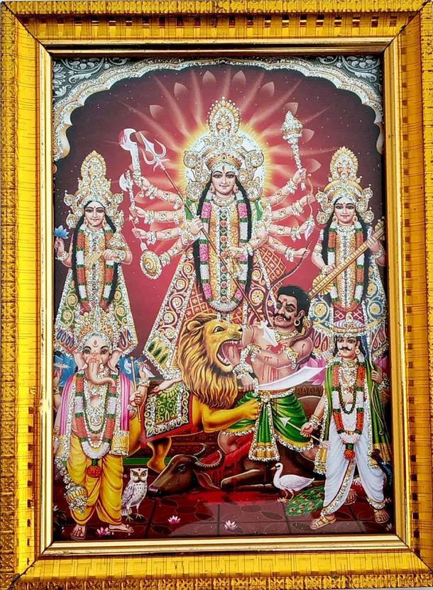 URBS Maa Durga madhab Religious Frame Price in India - Buy URBS Maa Durga madhab Religious Frame ...