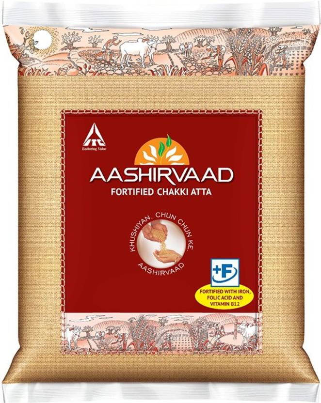 AASHIRVAAD Fortified Chakki Atta with Iron Price in India - Buy ...