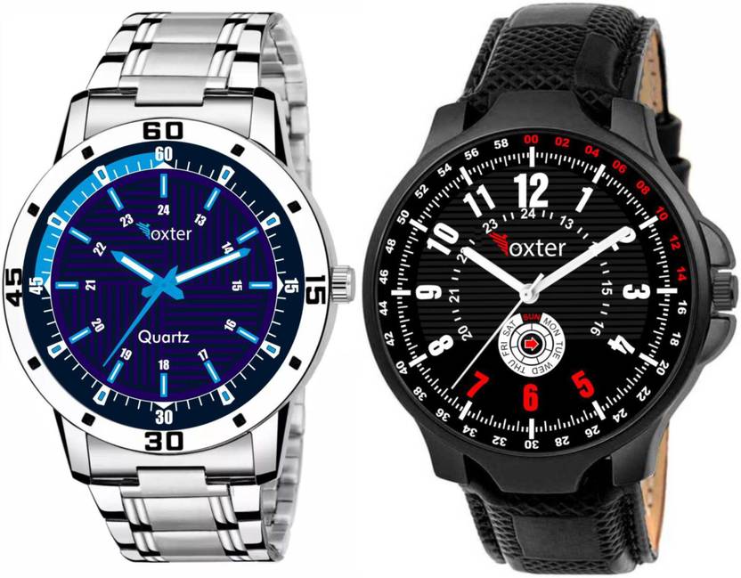 FOXTER FB-135 Blue-122 Black, Blue Dial Analog Watch - For Men - Buy ...