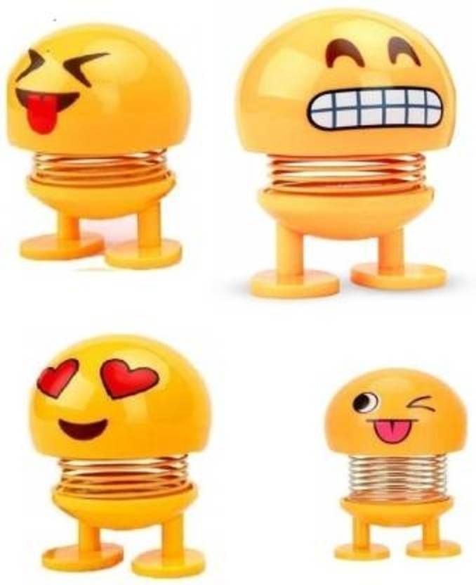Jp Toys Funny Smiley Face For Car Dashboard | Spring Dancing Emoji ...