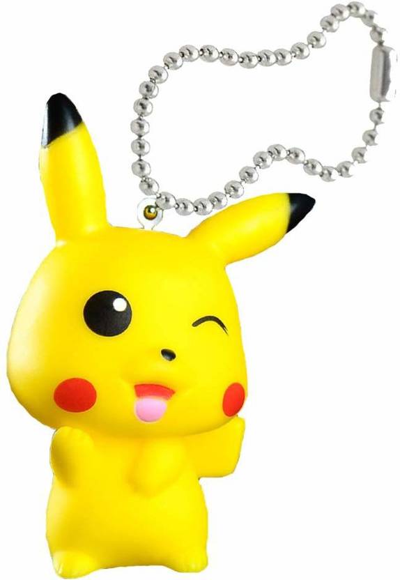 PA08Prise Cartoon Cute Anime Pokemon Pikachu Car Bag Key Ring Keychain ...