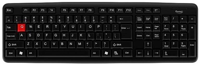 QUANTUM QHMPL KEYBOARD 7403D Wired USB Desktop Keyboard - QUANTUM ...