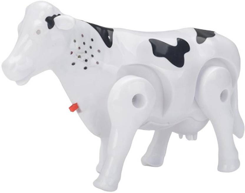 TEMSON Battery Operated Walking Cow Toy with Light & Sound For Kids ...