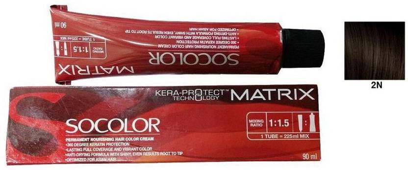 MATRIX Wonder Color Ammonia Free Hair Color 2N ( Black) , Black - Price ...