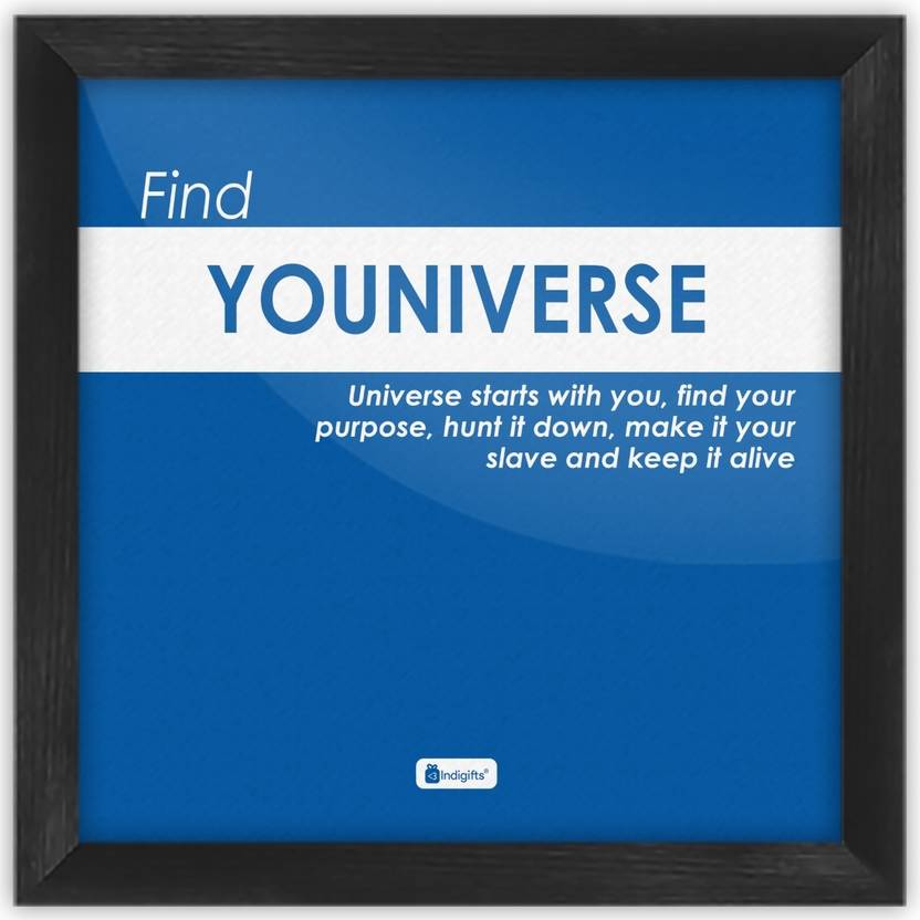 Funny Wall Quotes For Home And Office Décor, Blue Poster Frame 6X6 ...