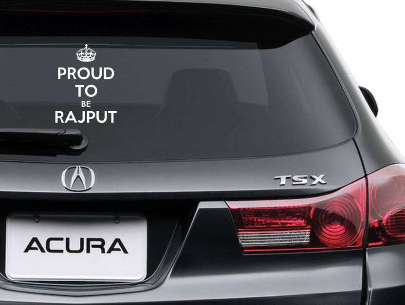 SUDARSHAN STICKER 10 cm "RAJPUT" - B Sides, Windows, Bumper, Hood Car ...