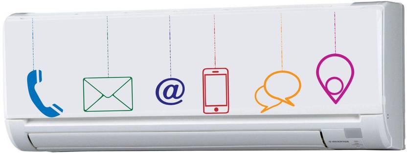 Sudarshan Creatives 88 cm Air Conditioner Sticker - Decorative AC (Air ...