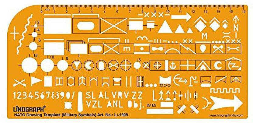 Flipkart.com | LINOGRAPH Nato Army Tactical Military Map Marking ...