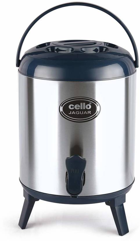cello 5 L Water Jaguar Stainless Steel Water Jug for Home, 5Ltr, Grey ...