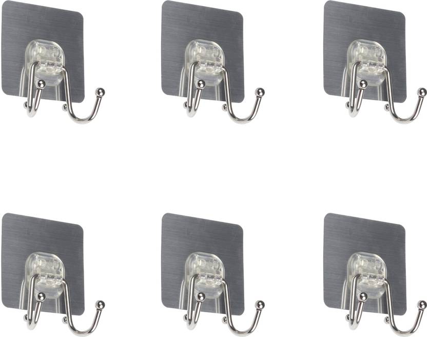 HOKiPO Magic Sticker Series Adhesive Double Hooks for Heavy Items ...