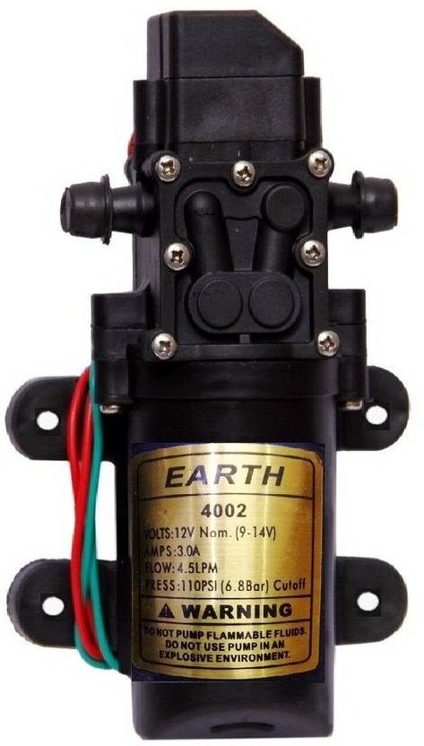 Earth 12 Volt DC Water Pump Pressure Booster DC Pump Motor Water ...