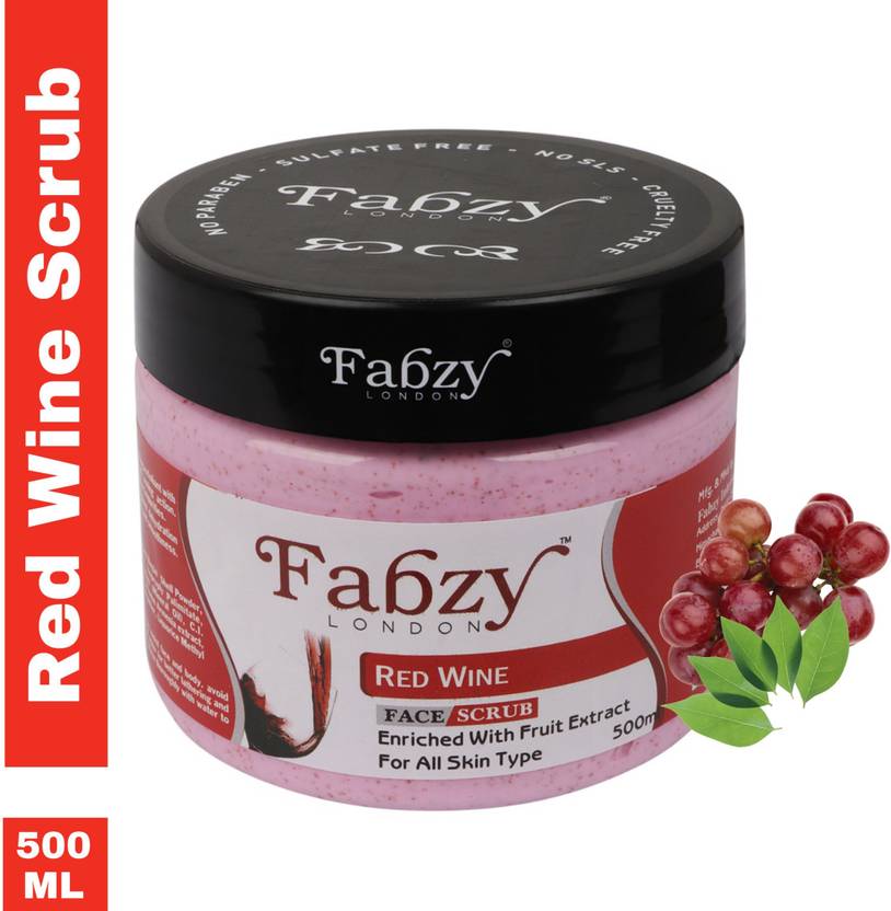 fabzy LONDON RED WINE SCRUB 500 ML Scrub - Price in India, Buy fabzy ...