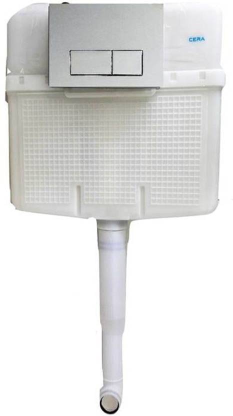 CERA Cisterns - CHERON B1110101 Concealed Cistern Slim Flush Tank with ...