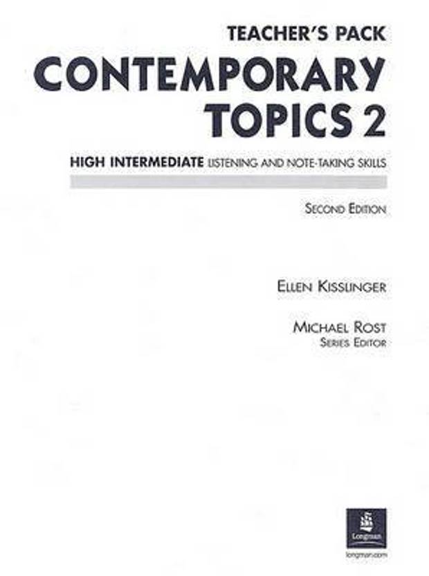 Contemporary Topics Teacher's Pack: Buy Contemporary Topics Teacher's ...