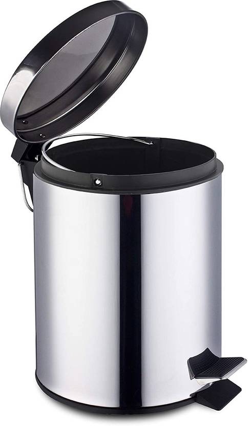 Signoraware Modern Steel Pedal Dustbin for Home and Office with Soft ...