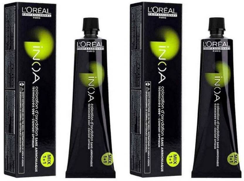 L'Oréal Paris INOA Ammonia Free Permanent Hair Colour No - 4 (60g ...