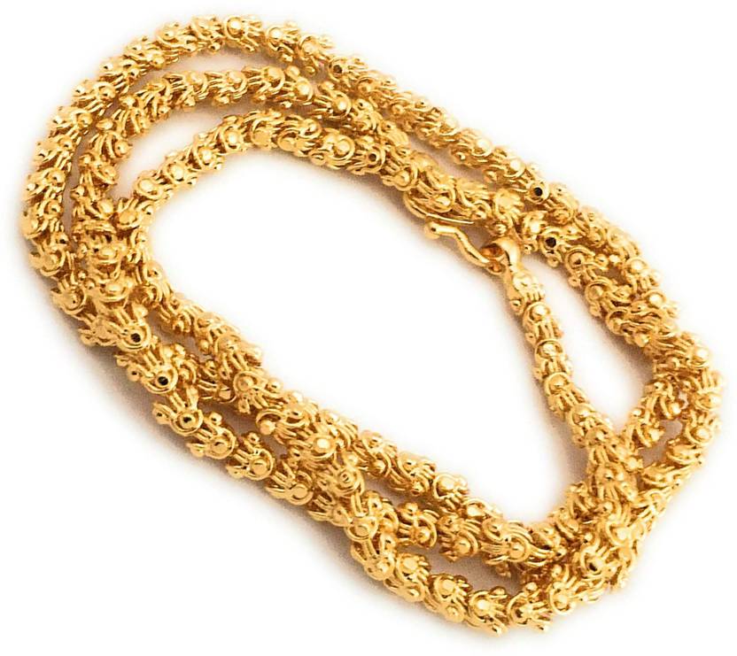 TIRUPATI Deals New Fashion One Gram Gold Plated Rassa - Chain Multi ...