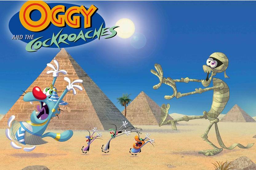 Oggy and the cockroaches Cartoon Poster|Poster For wall Decoration ...