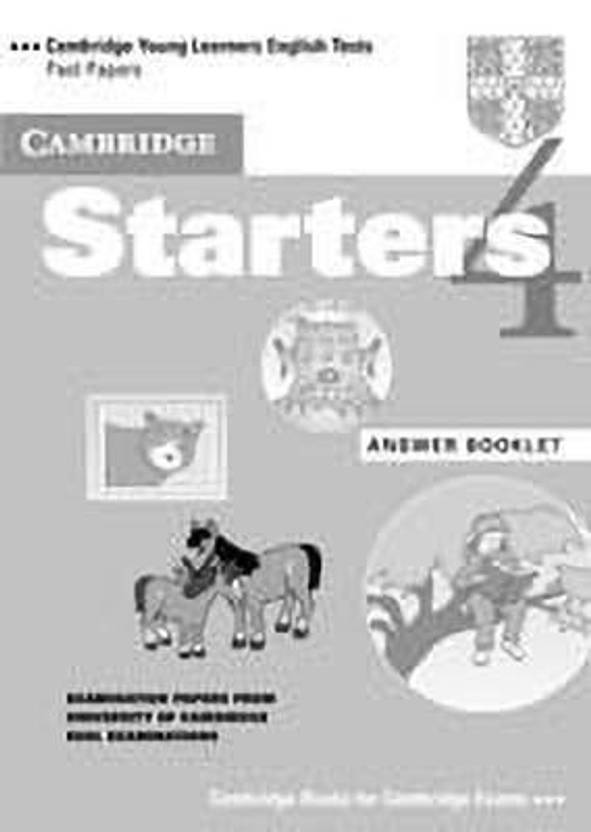 Cambridge Starters 4 Answer Booklet: Buy Cambridge Starters 4 Answer ...