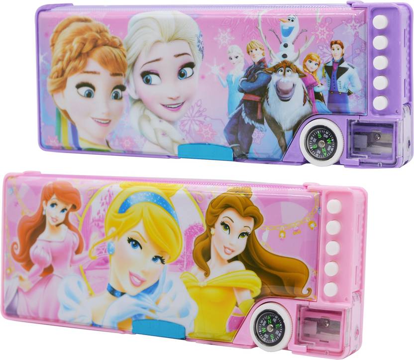 Flipkart.com | Quickk Dual Side Magnetic Pencil Box With Sharpener and ...