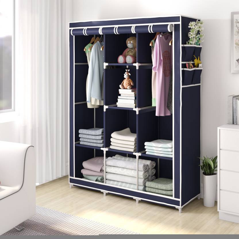 G Genipap Carbon Steel Collapsible Wardrobe Price in India - Buy G ...