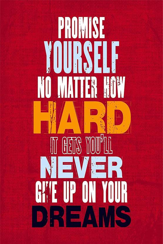 Motivational Wall Posters For Students Study Inspirational Quotes for ...