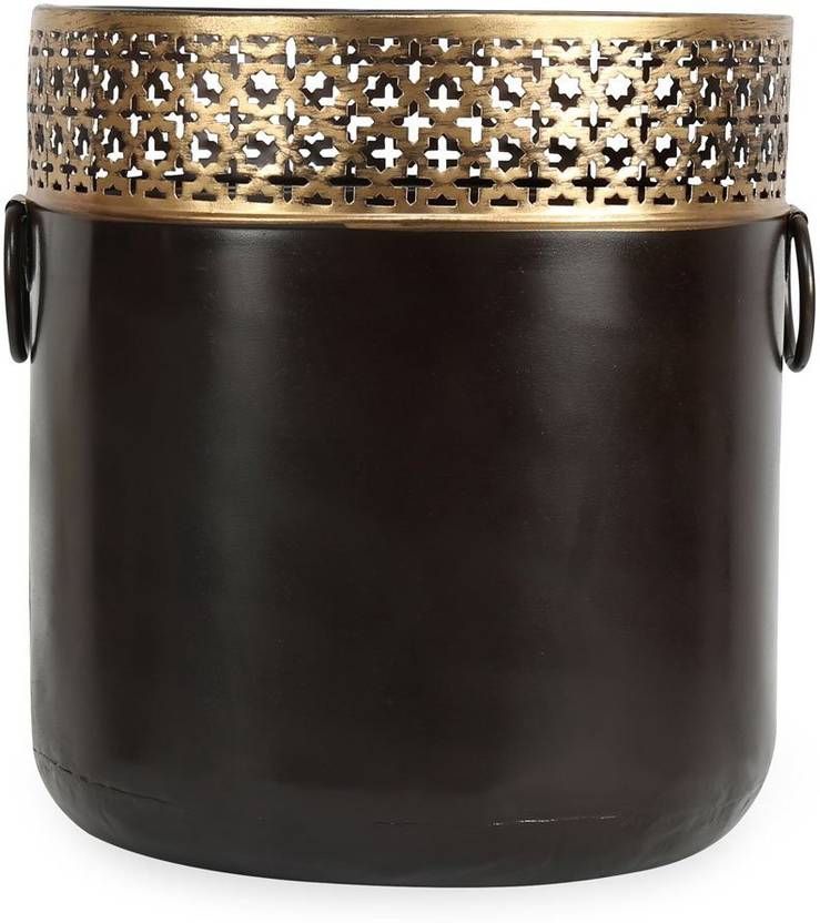 @Home by nilkamal Round Bulging Jali Planter Plant Container Price in ...