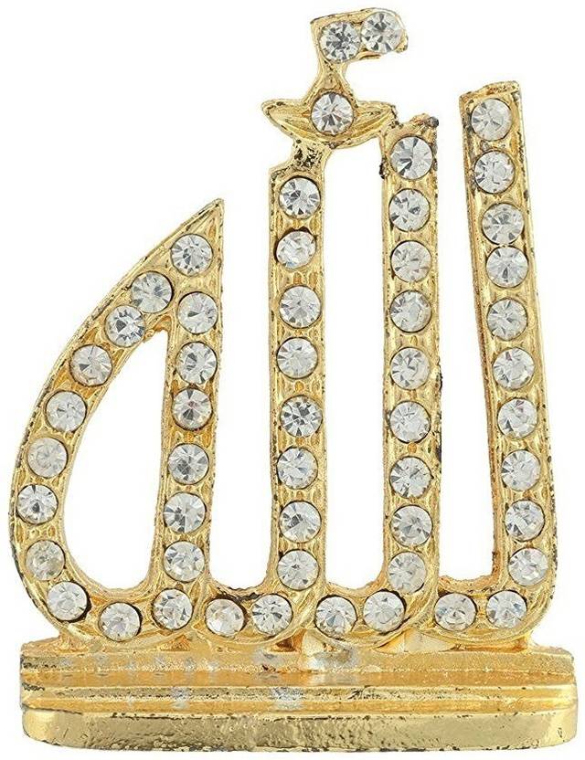 Relicon Islamic Religious Symbol Allah Idol (Design-21) Metal Statue ...