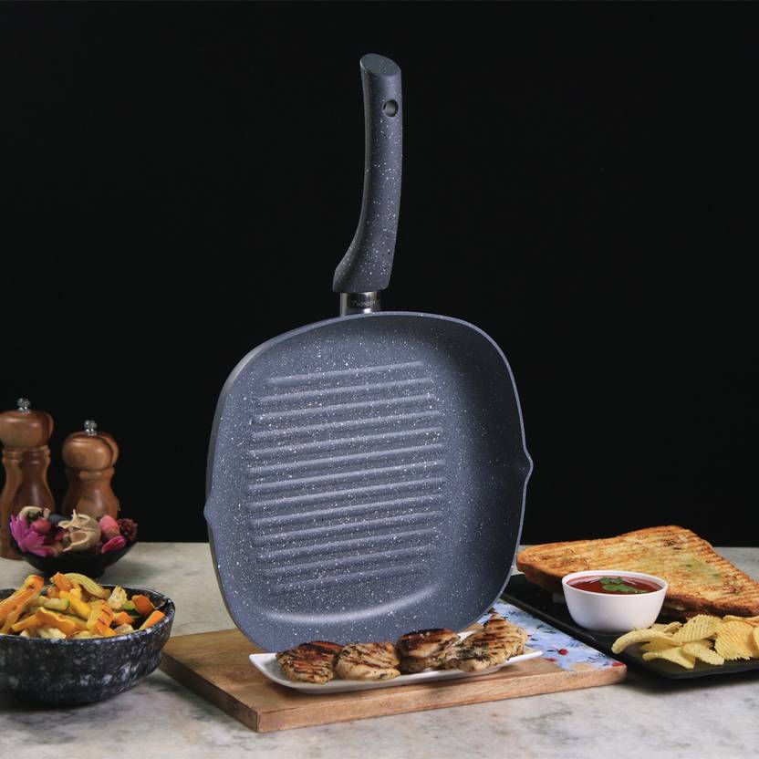 WONDERCHEF Granite Grill Grill Pan 24 cm diameter 1 L capacity Price in ...