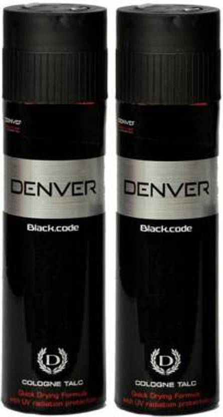 DENVER BLACK CODE COLOGNE TALC POWDER 300g EACH ( PACK OF 2 ) - Price ...