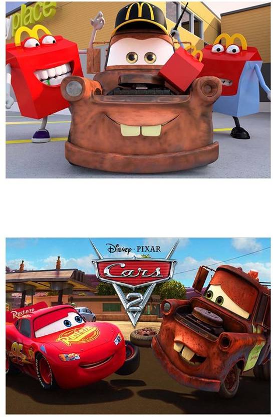 Cartoon Car Poster Combo | Pixer Car | Poster For Wall Decoration ...