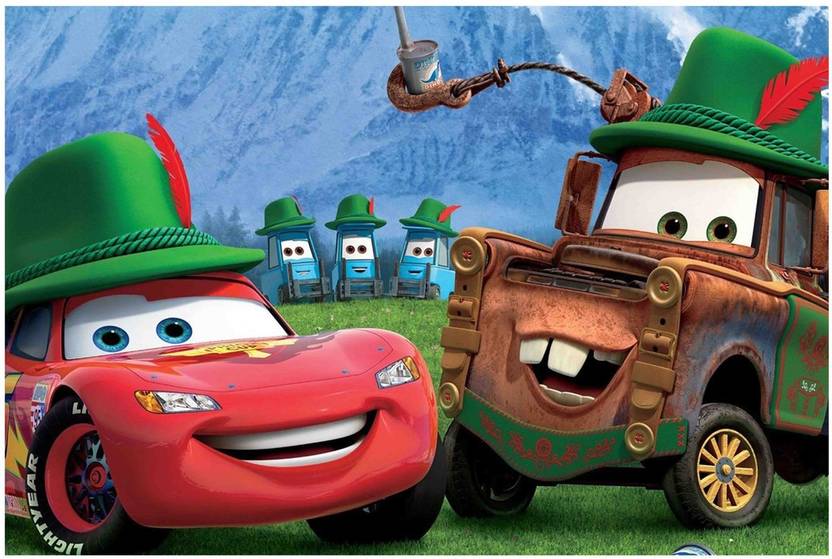 Disney Pixer Car Poster| Decorative Wall Decor | Wall Sticker | Poster ...