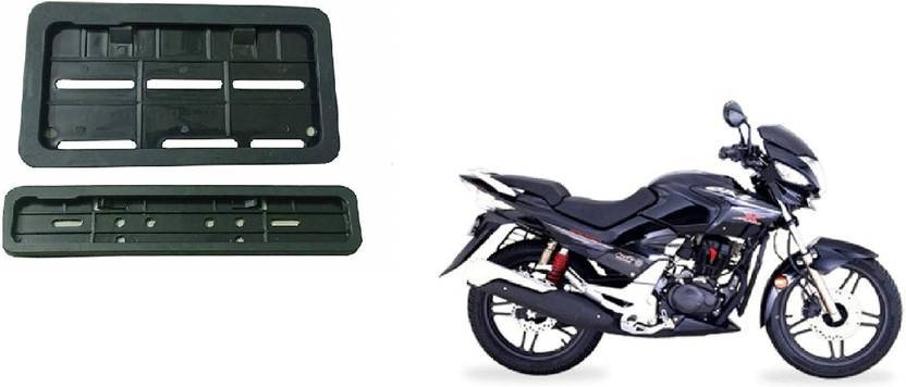 Auto Oprema Bike, Scooty Number Plate Frame Cover Set of Two (Front and ...