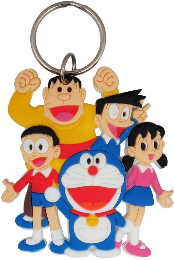 GCT Two Sided Doraemon | Doremon Nobita Shizuka Gian Suneo (G-3) Rubber ...