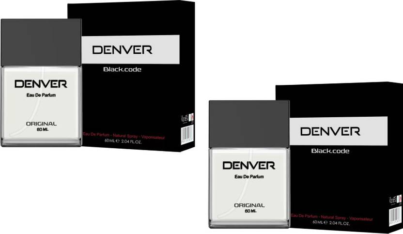 Buy DENVER Black Code Perfume (60ml*PACK OF 2) BK02 Eau de Parfum - 120 ...
