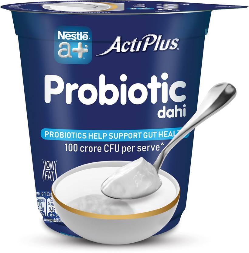 Nestle a+ Actiplus Probiotic Dahi Plain Curd Price in India - Buy ...