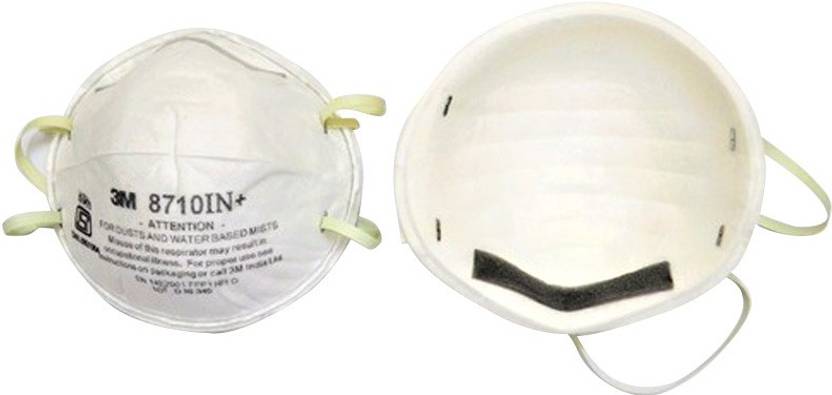 3M 8710 IN Dust/Mist Respirator (Pack of 1 Piece) Price in India - Buy ...