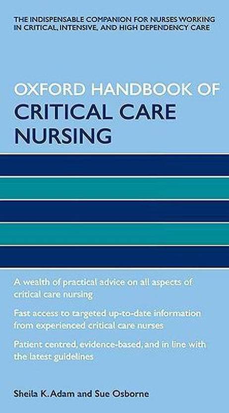 Oxford Handbook of Critical Care Nursing: Buy Oxford Handbook of ...