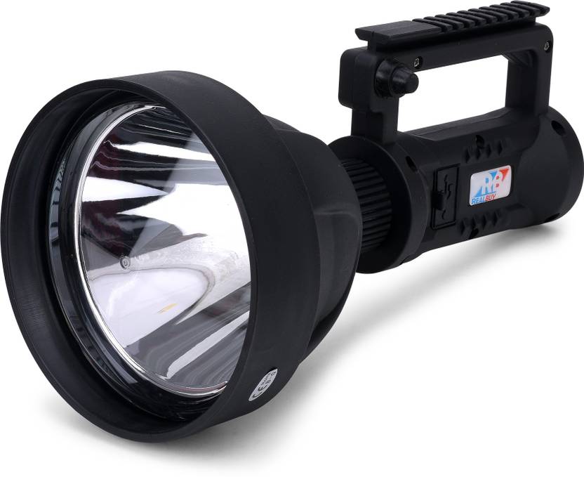REALBUY LED Search Light 15W (Range 1 Km.) with 4,000 mAh Lithium ...