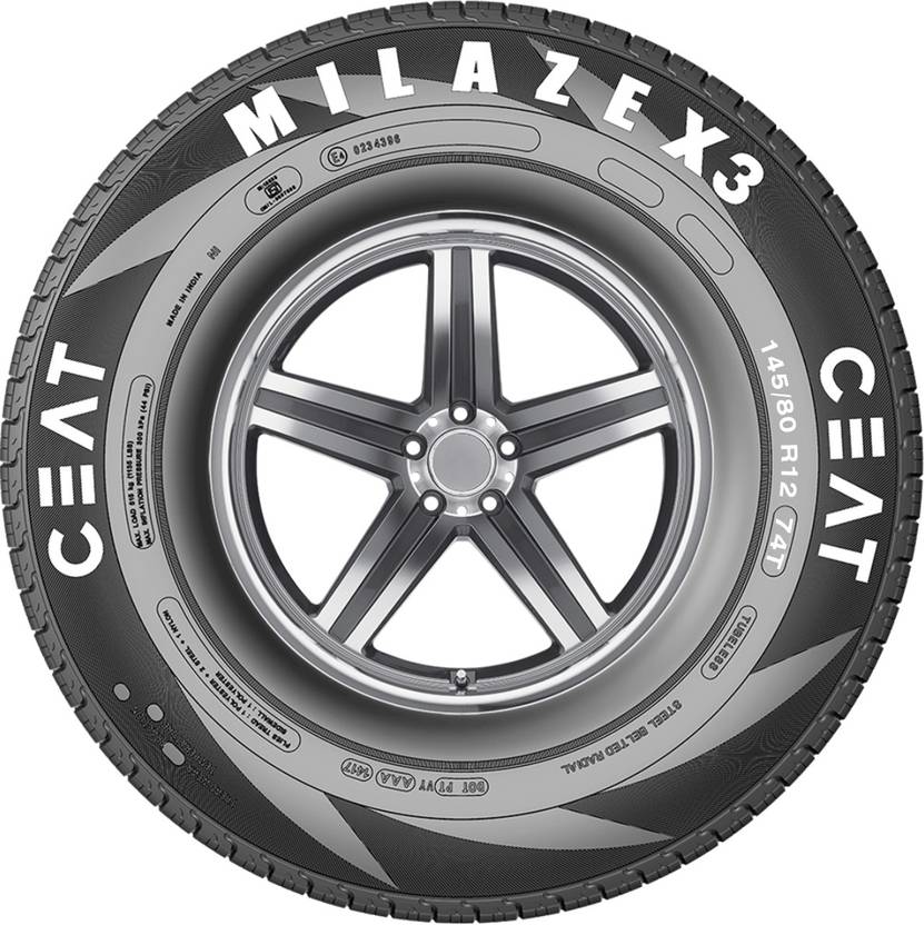 CEAT 145/80R12 MILAZE X3 TL 74T 4 Wheeler Tyre Price in India - Buy ... CEAT 145/80R12 MILAZE X3 TL 74T 4 Wheeler Tyre Price in India - Buy ...